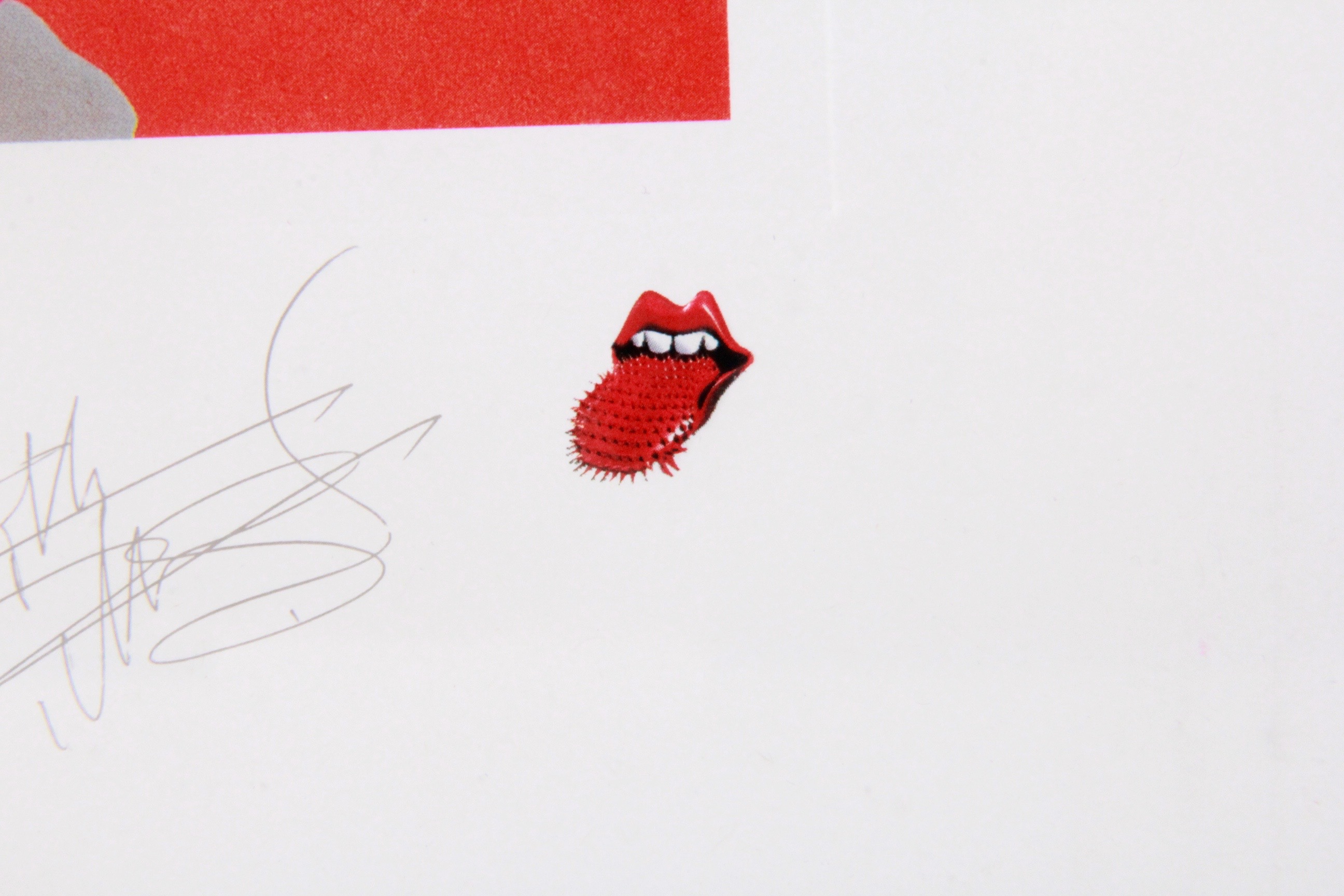 Signed and Numbered Poster of Rolling Stones "Voodoo Lounge Tour" | EBTH