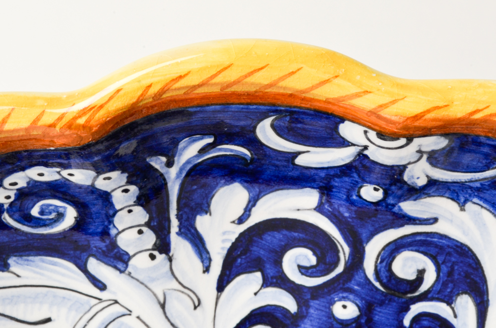 Hand Painted Deruta Platter | EBTH