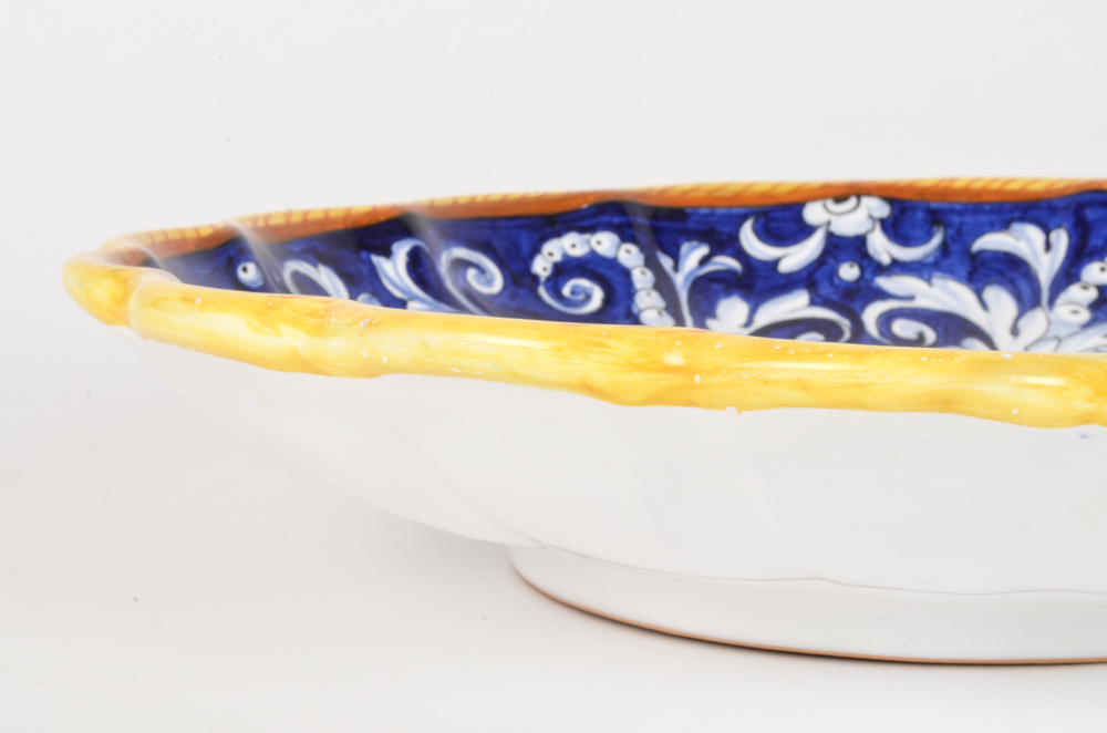 Hand Painted Deruta Platter | EBTH
