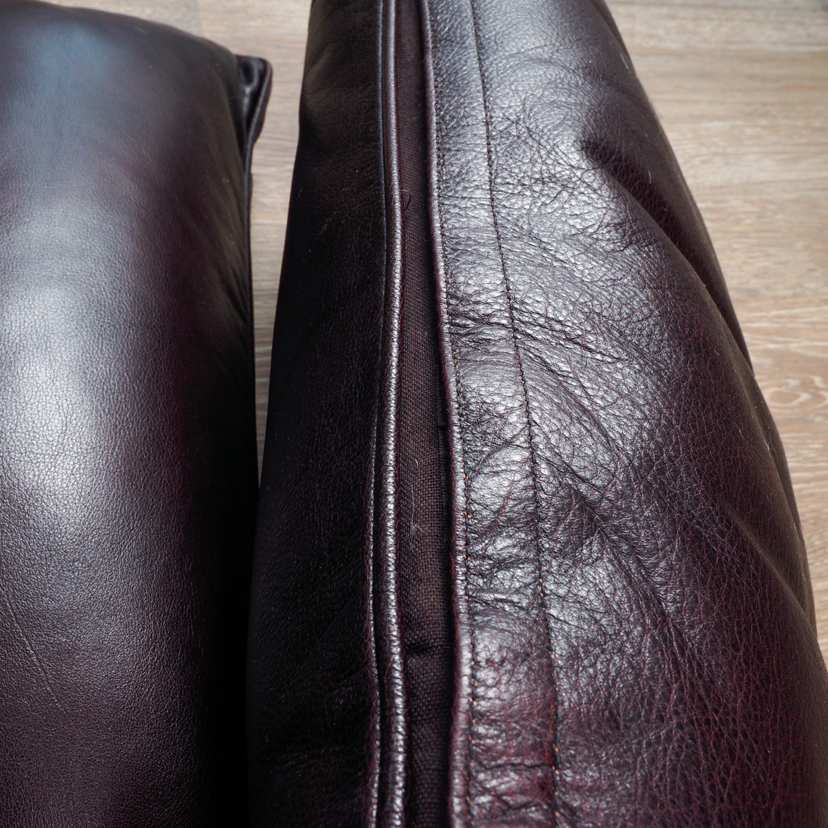 Chocolate Leather "Ernest Hemingway" Iron Sofa By Thomasville | EBTH