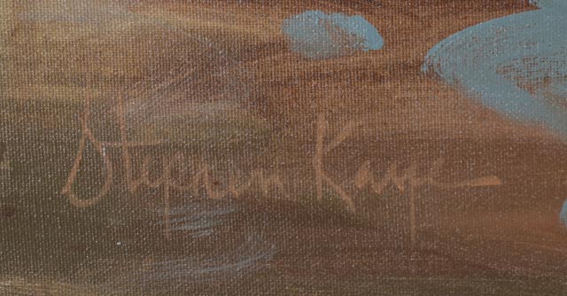 Stephen Kaye Large Original Oil on Canvas | EBTH