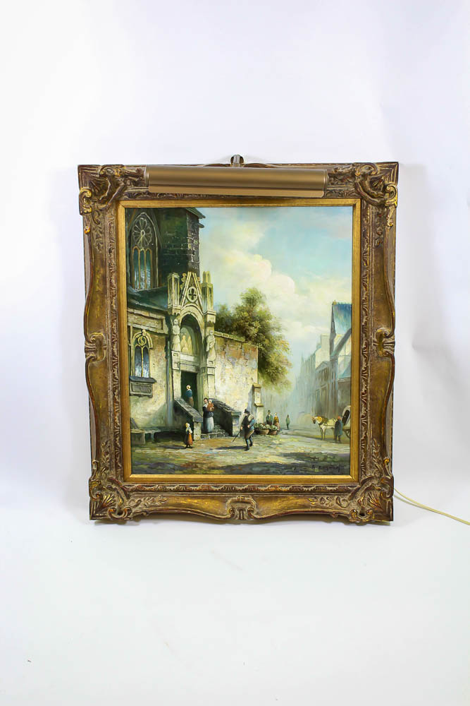 G. Bingham Original Oil on Canvas | EBTH