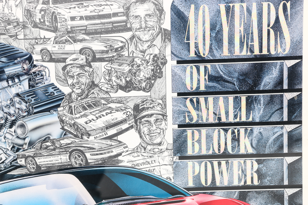 Framed Chevrolet Poster Print | EBTH