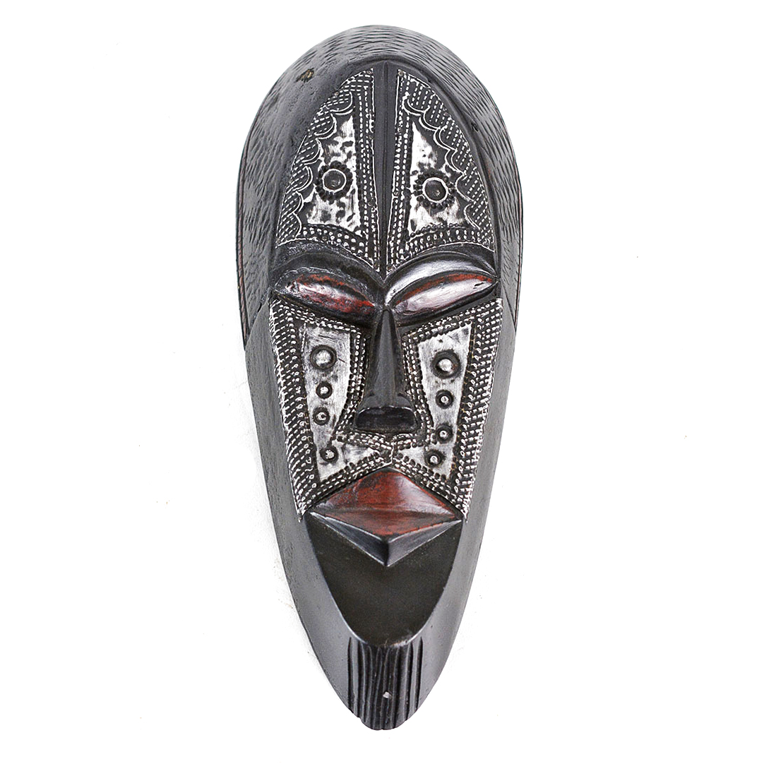 Hand-Carved Rastafarian Ethiopian Influenced Mask | EBTH
