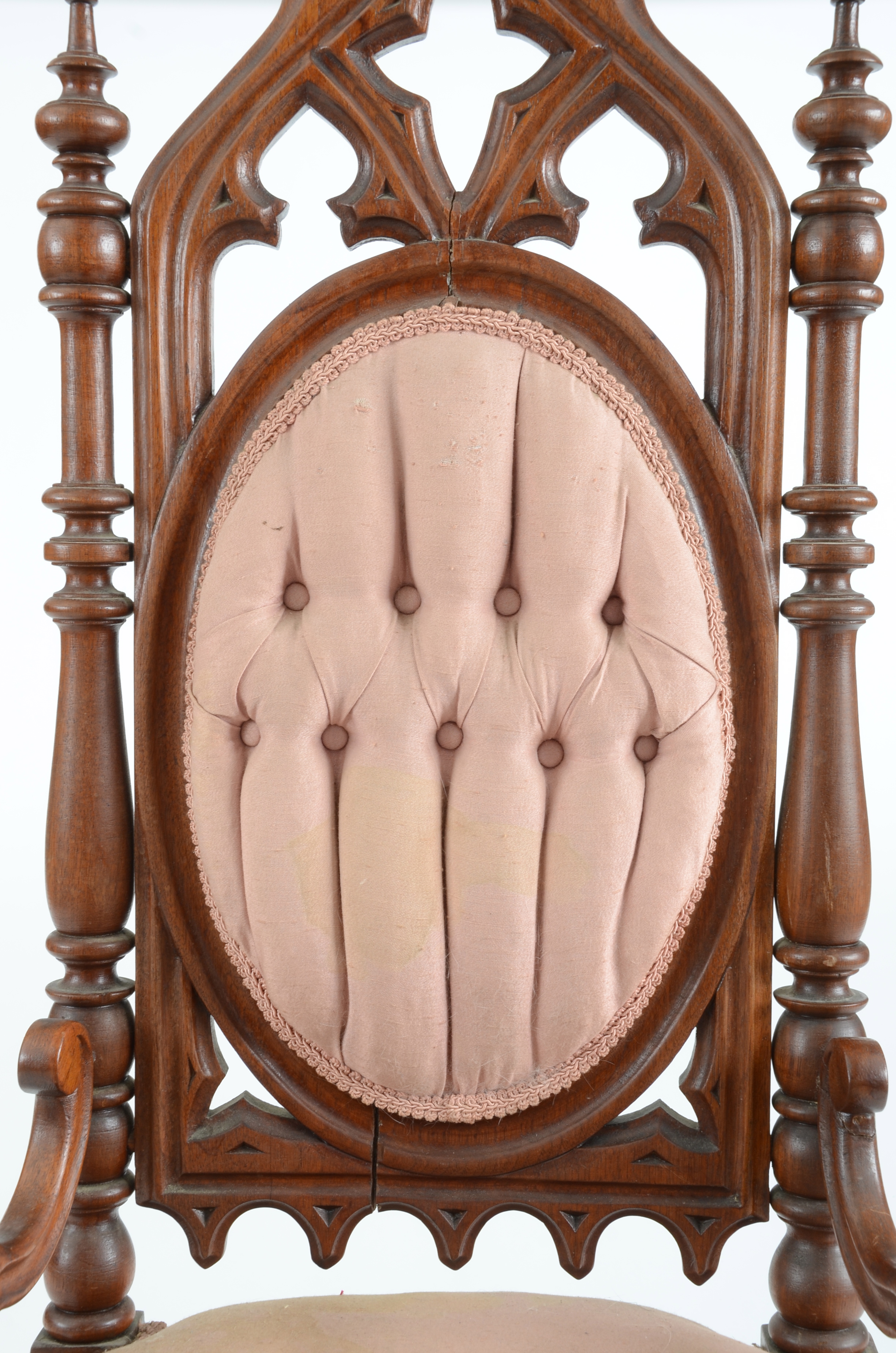 Two Gothic Revival Side Chairs | EBTH
