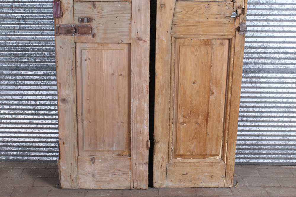 Primitive Carved Wooden Door Panels | EBTH