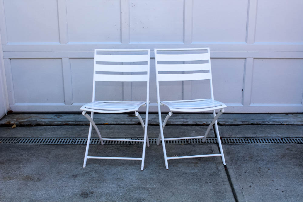 Frontgate Heavy Duty Outdoor Folding Chairs | EBTH