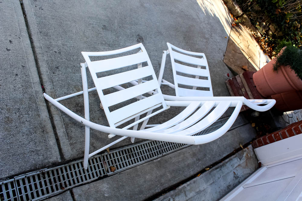 Frontgate Heavy Duty Outdoor Folding Chairs | EBTH