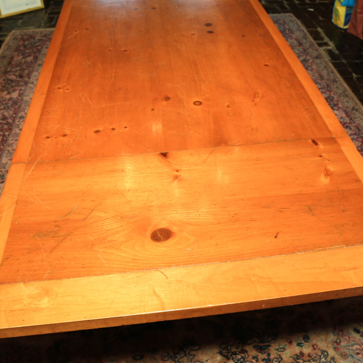 Knotty Pine Dining Table | EBTH