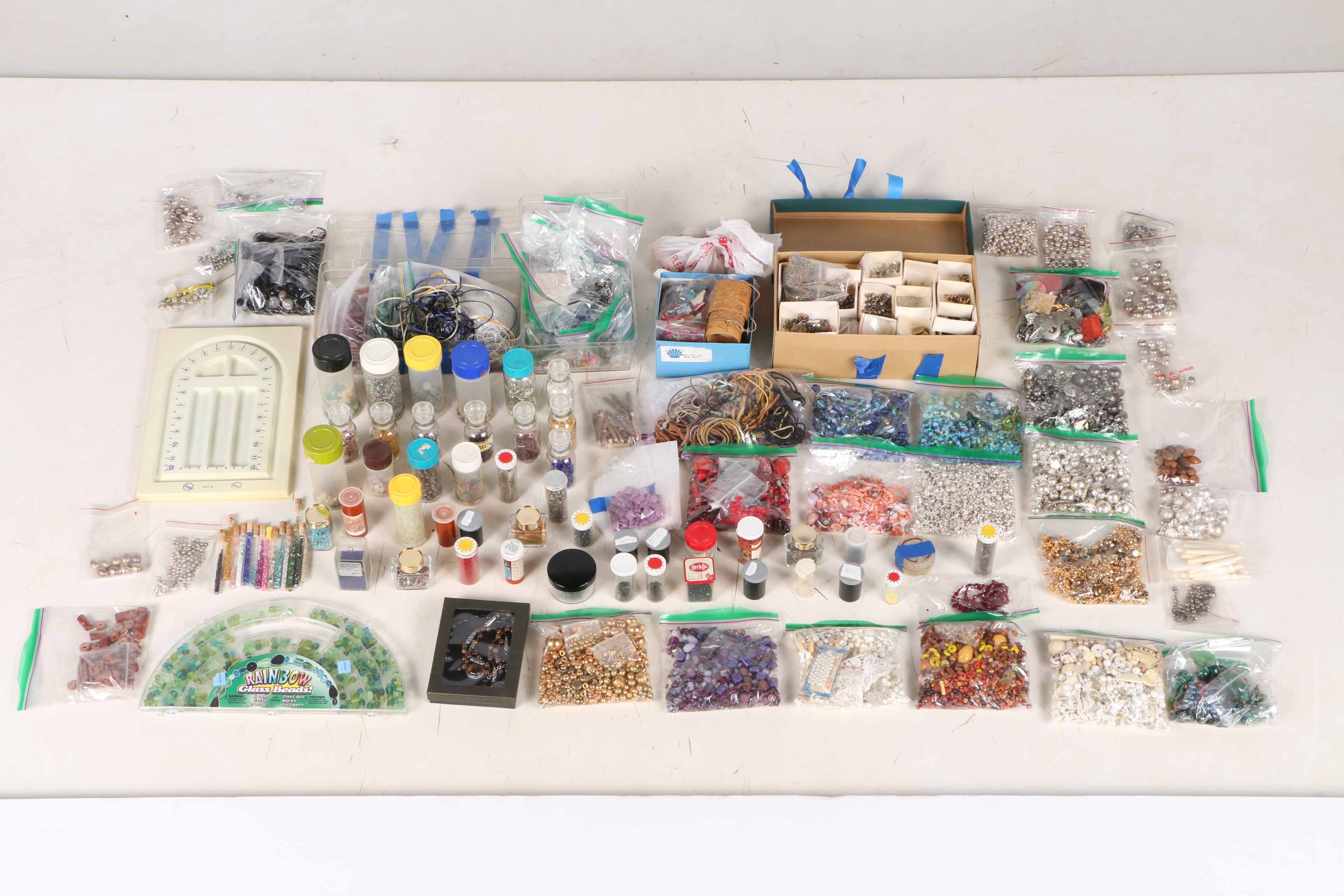 Large Organized Collection of Beads | EBTH