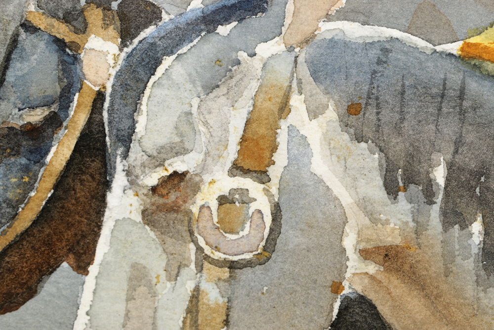 William Moyers "Keep The Saddles Dry" Watercolor on Paper | EBTH
