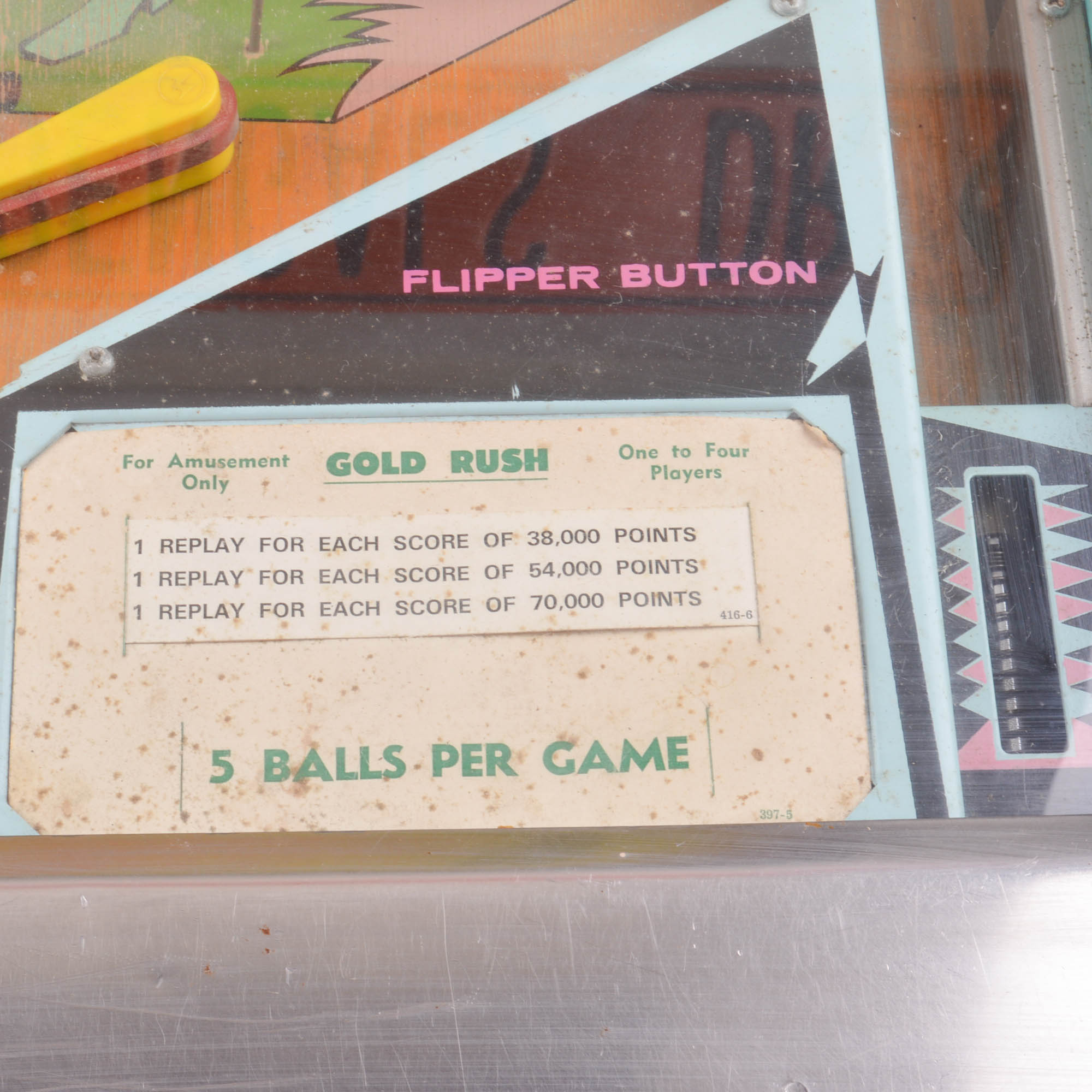 Gold Rush Pinball Machine by Williams | EBTH