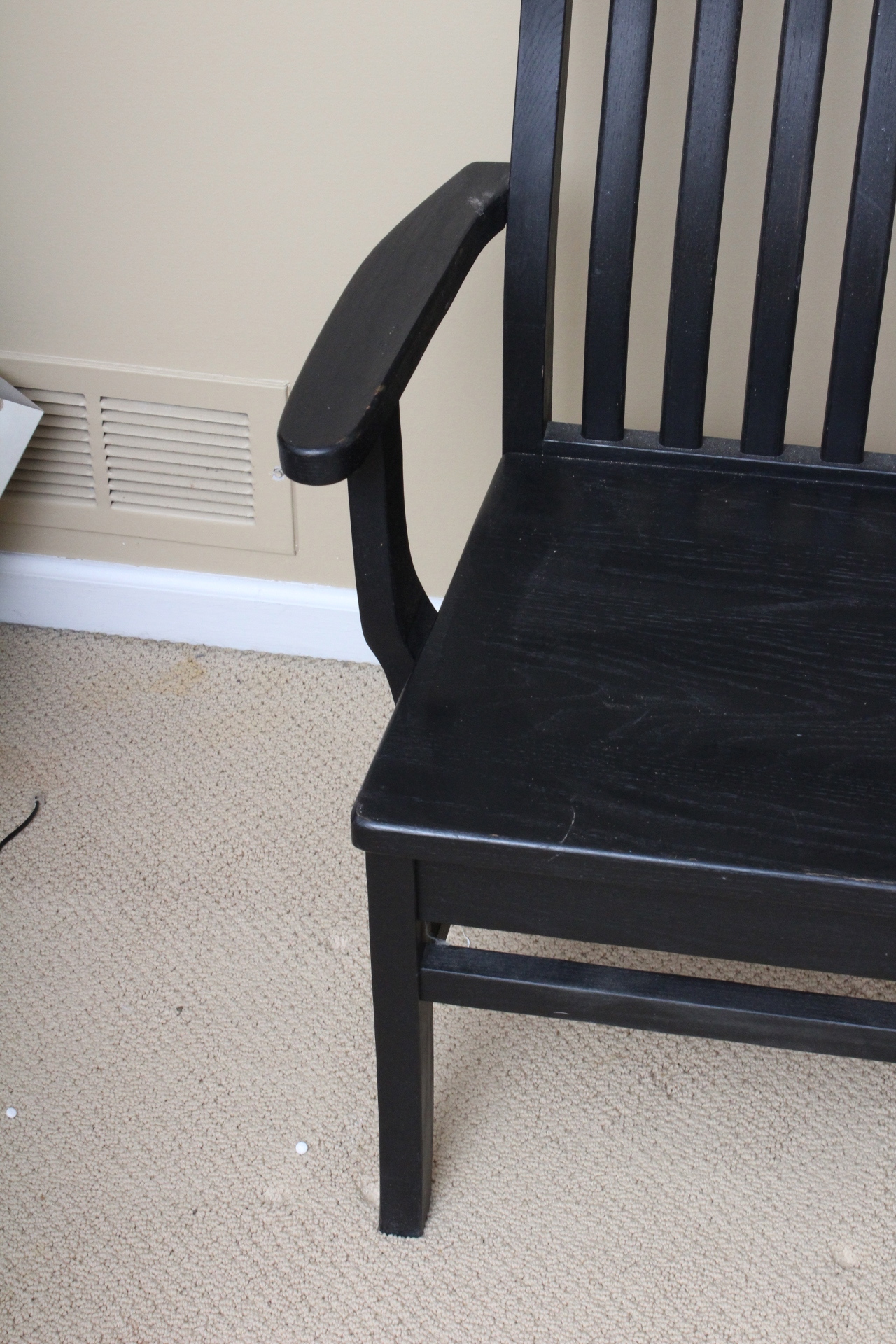 Shaker Style High Back Bench | EBTH