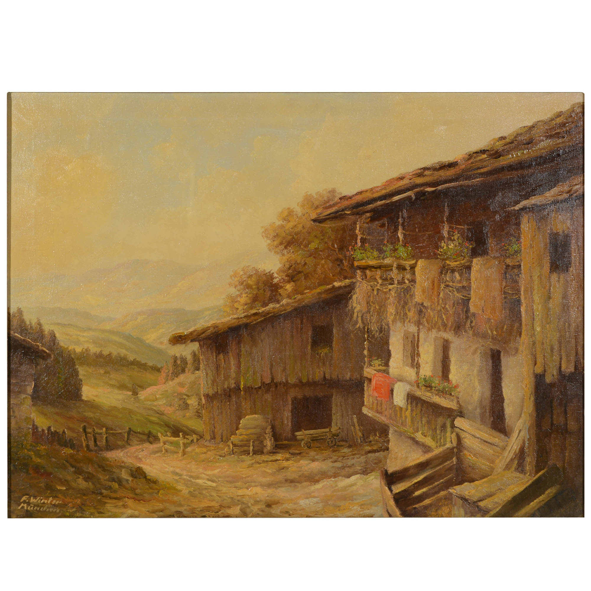 Original Franz Winter Oil Painting | EBTH