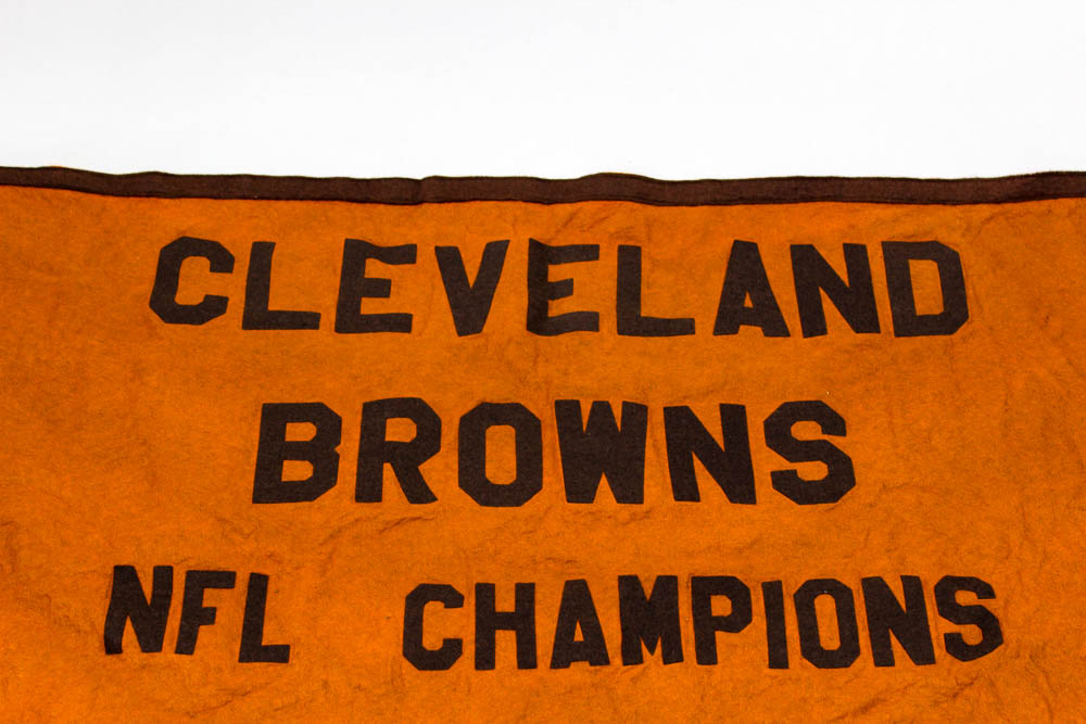 Cleveland Browns NFL Championship Banner | EBTH