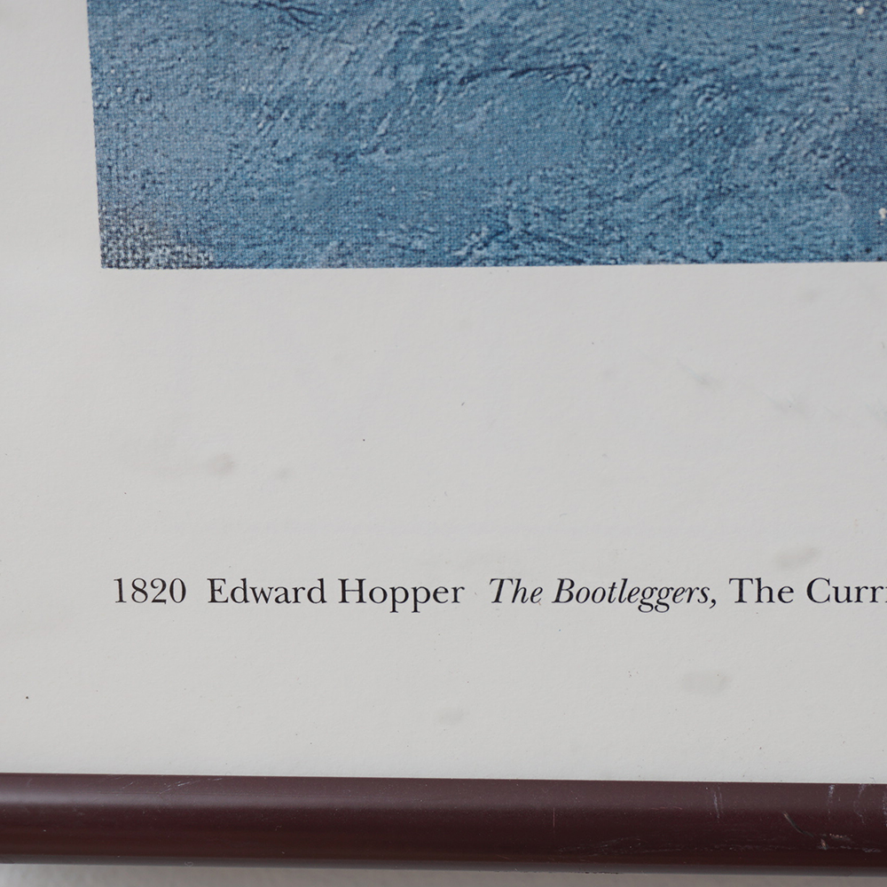 After Edward Hopper Art Poster "The Bootleggers" | EBTH