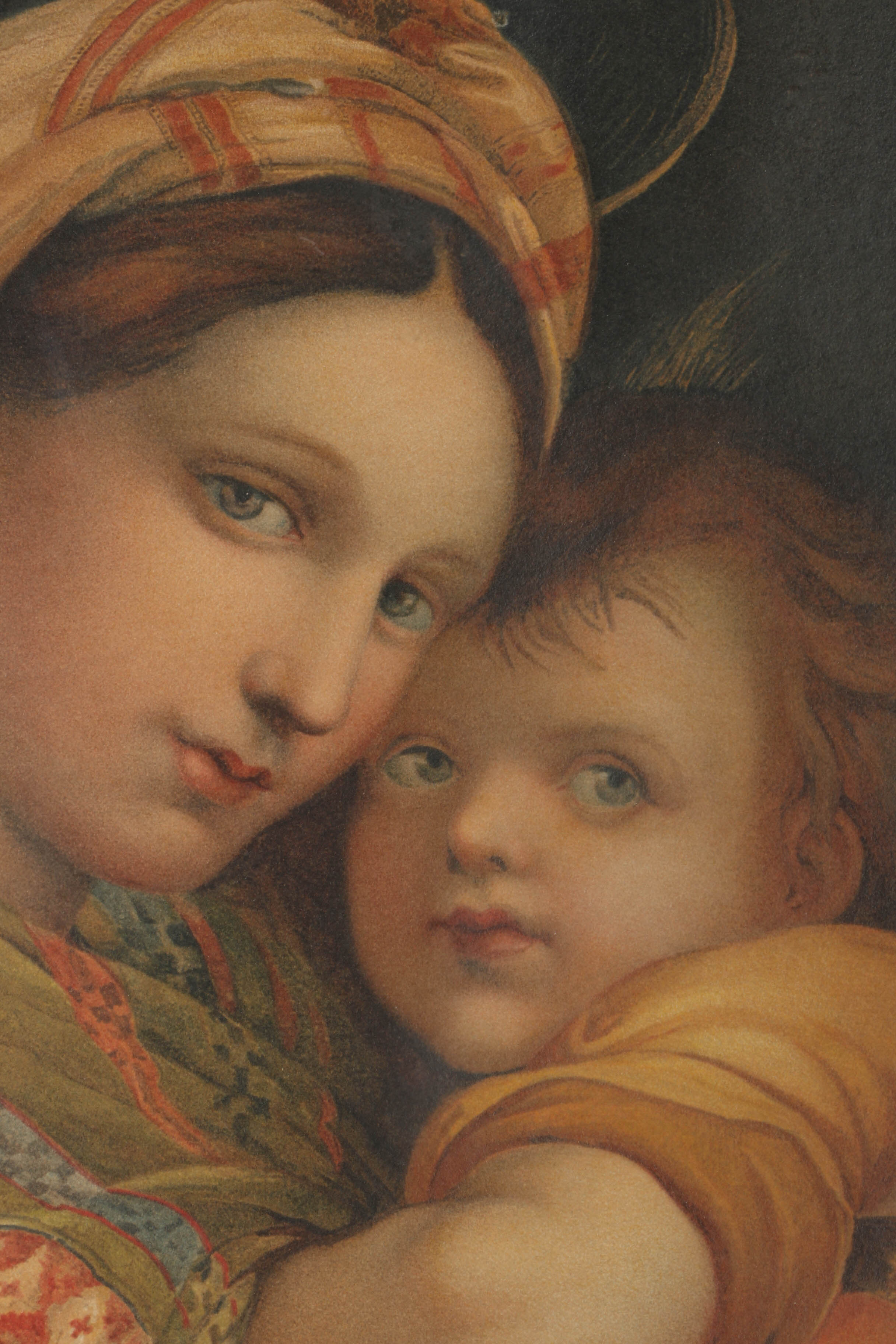 After Raphael Lithograph "Madonna della Seggiola" | EBTH