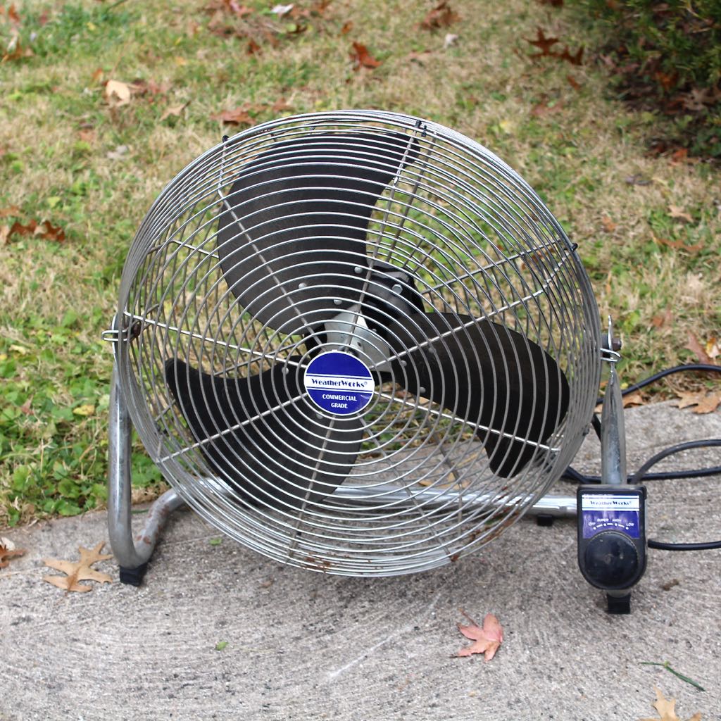 Large 'Weather Works' Commercial Grade Portable Fan | EBTH