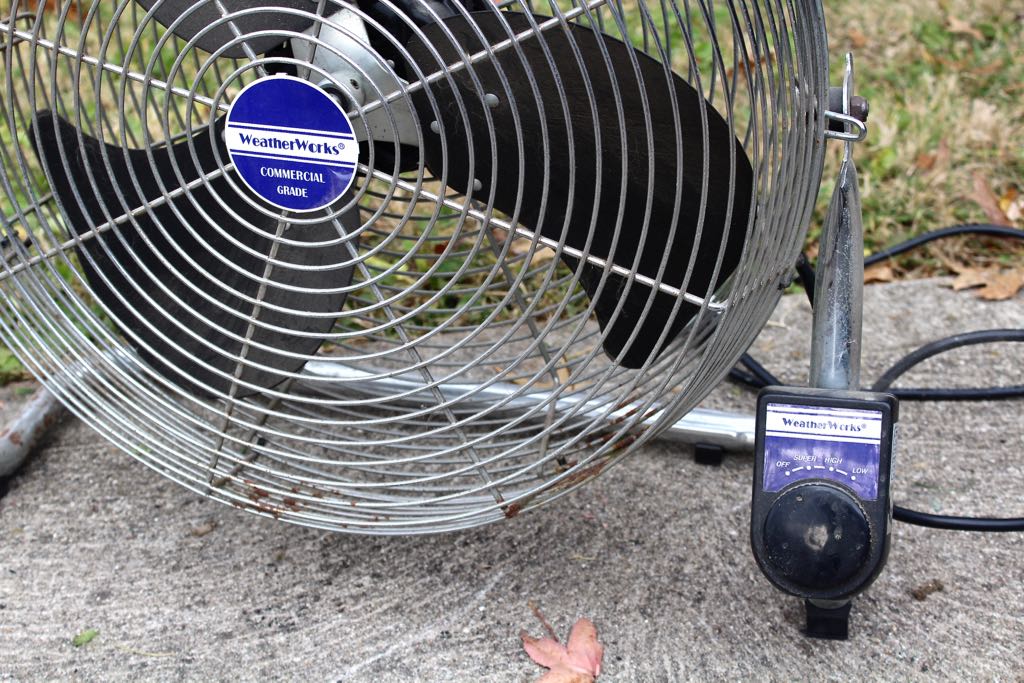 Large 'Weather Works' Commercial Grade Portable Fan | EBTH