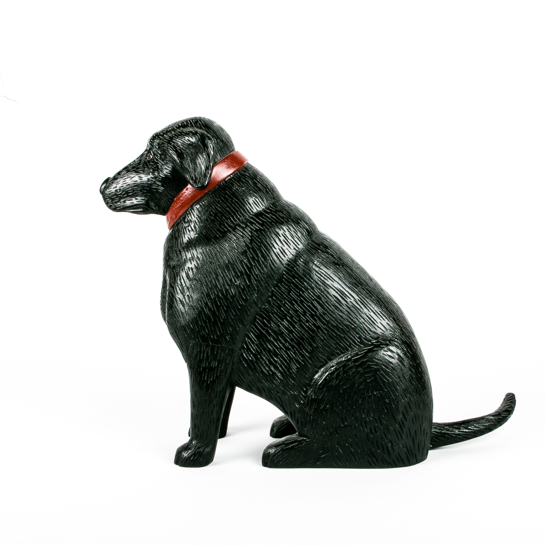 Stephen Huneck Hand Carved Black Labrador Retriever Sculpture | EBTH