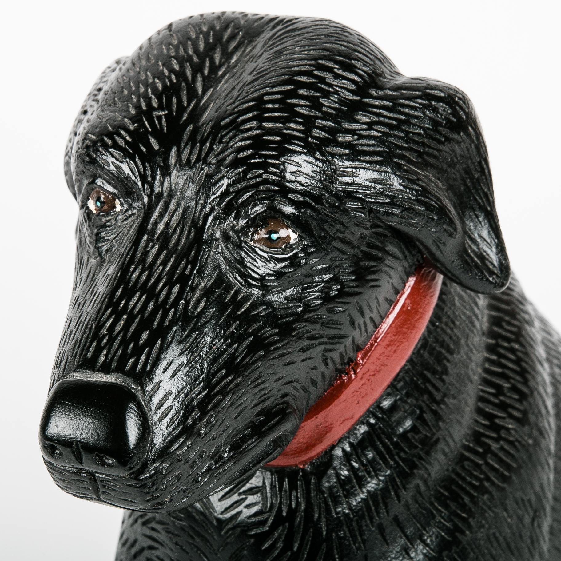 Stephen Huneck Hand Carved Black Labrador Retriever Sculpture | EBTH