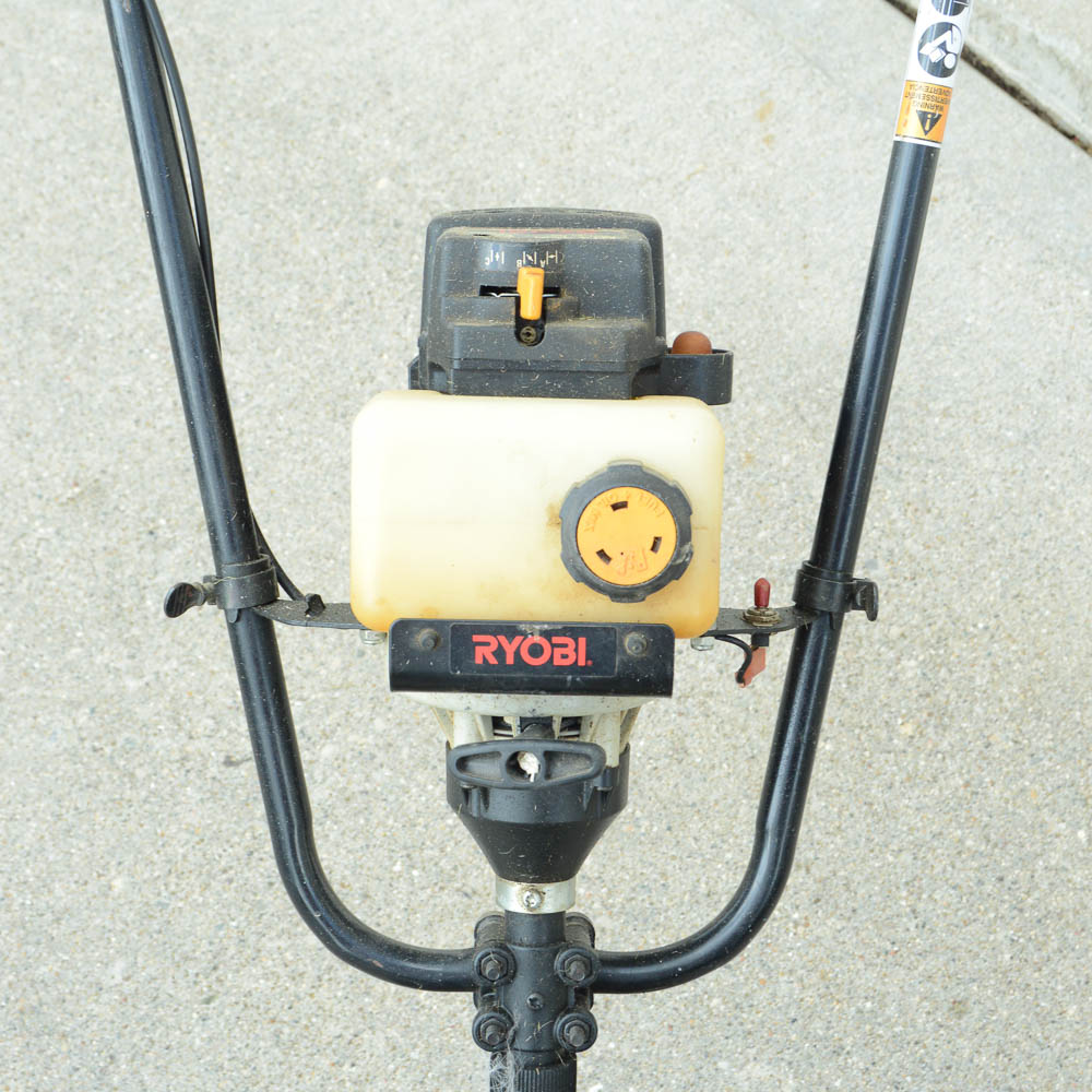 Ryobi Model 410R Garden/Yard Cultivator, Wheelbarrow and Yard Tool Lot ...