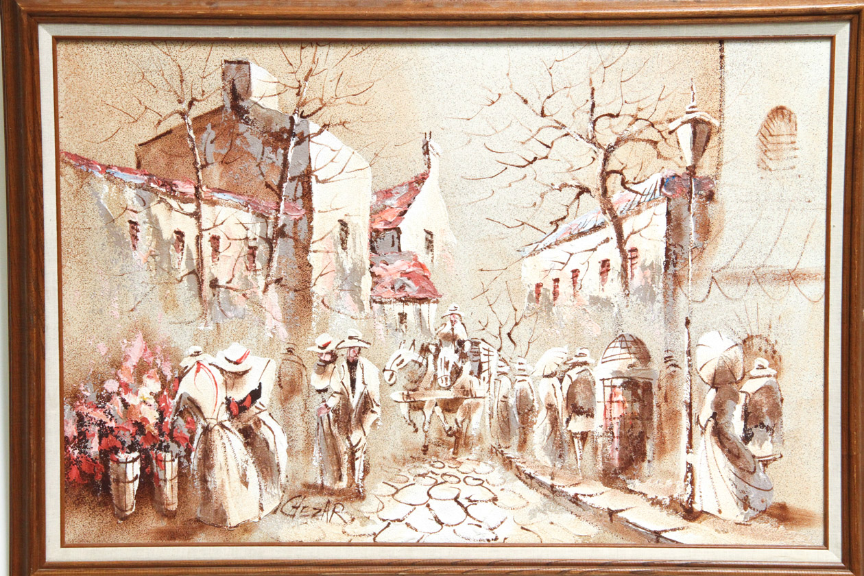 Boris Chezar Original Oil Painting on Canvas | EBTH