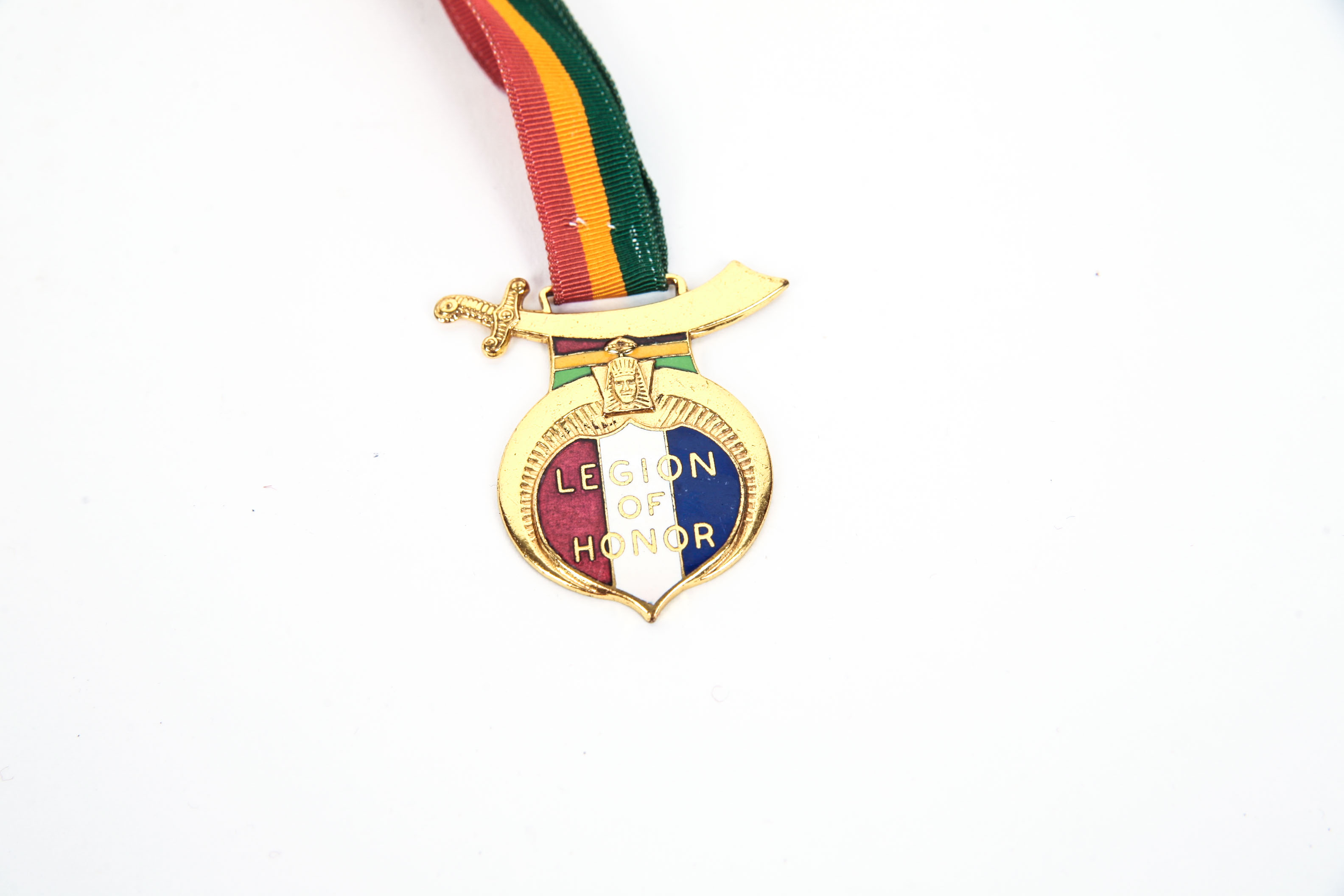 Masonic Shriner Patch, Pin, and Medallion on Ribbon | EBTH