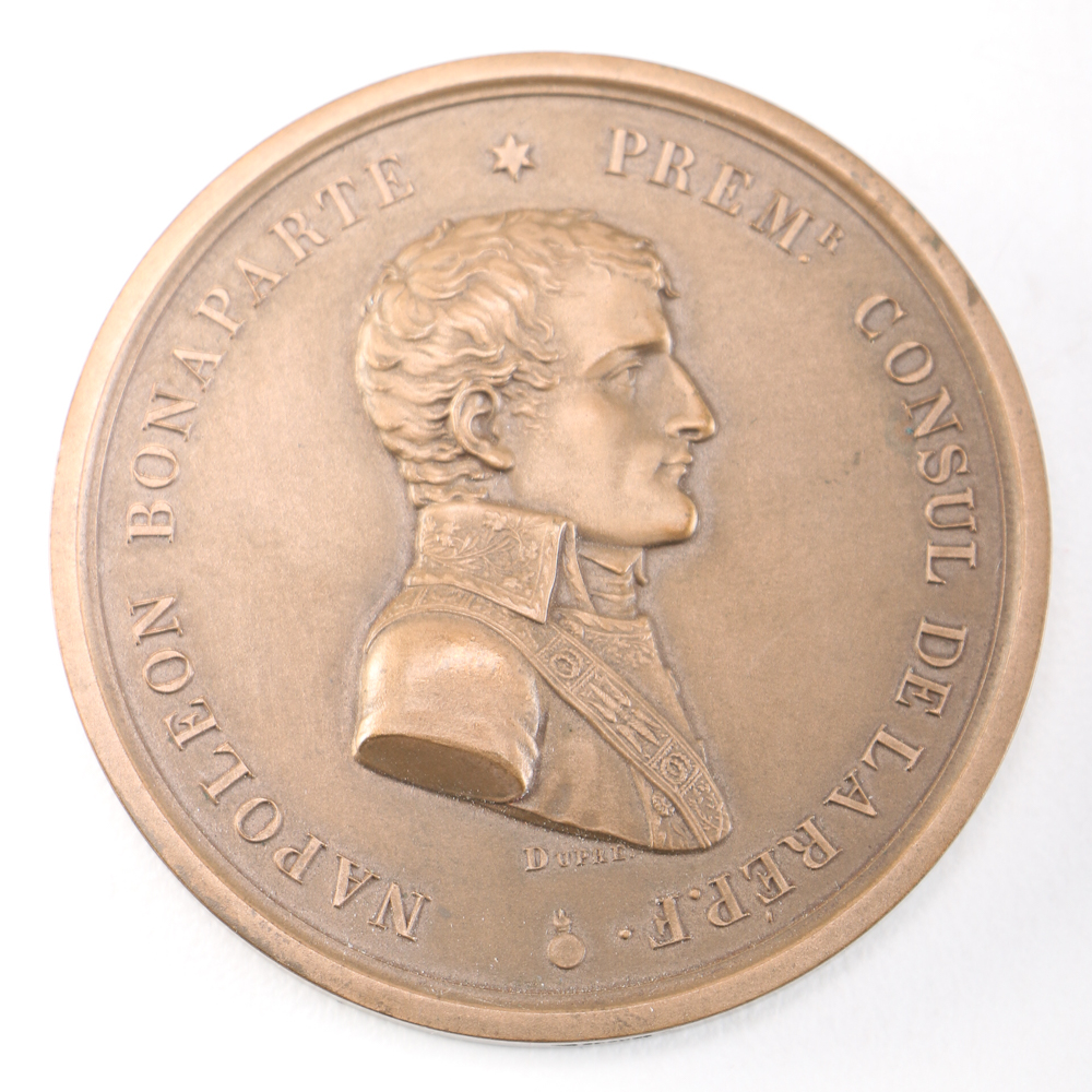 Bronze Napoleon Bonaparte Medallion | EBTH