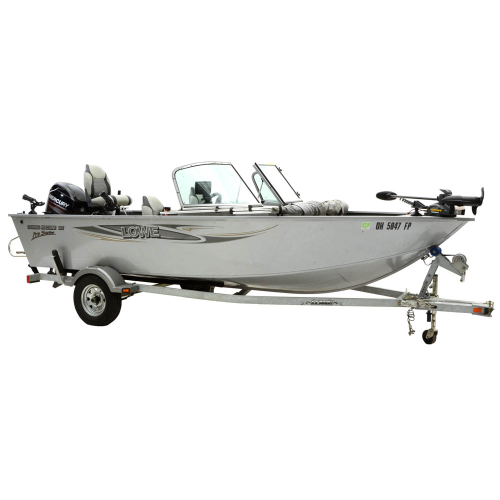 2013 Lowe Fishing Machine 165 Pro Side Console Boat With Trailer | EBTH