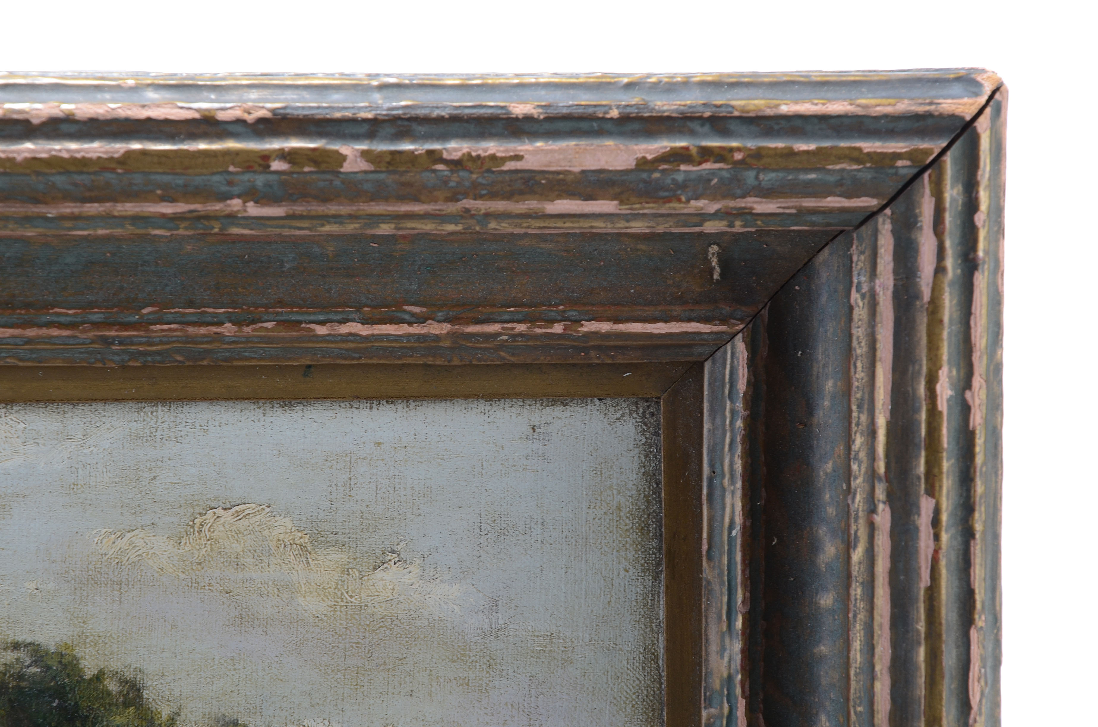 Silas Martin Original 19th Century Oil Painting on Canvas | EBTH