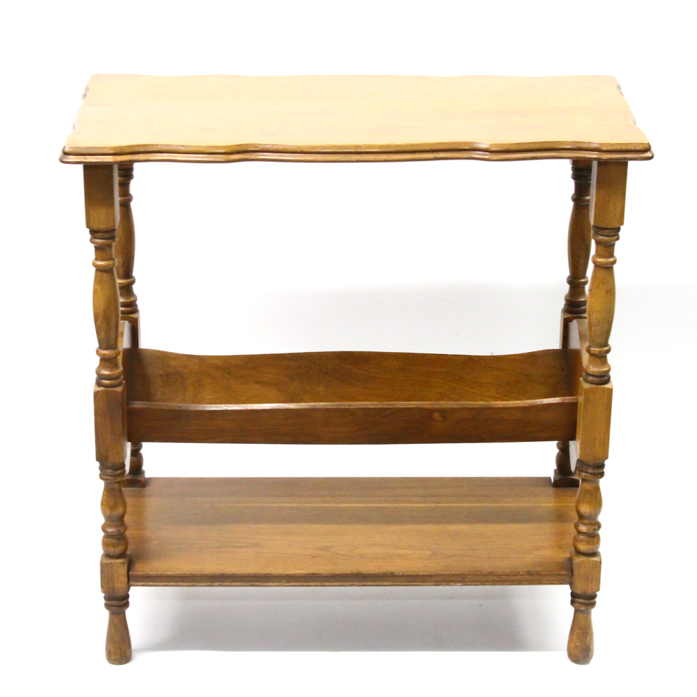 Golden Oak End Table | EBTH