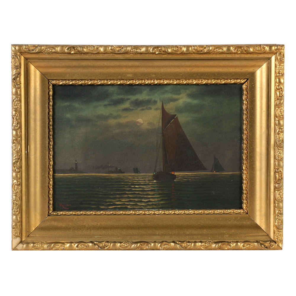 Edward Moran Oil on Canvas Seascape | EBTH