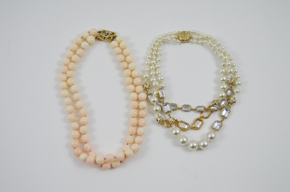 Assortment Of Chunky Costume Jewelry Ebth