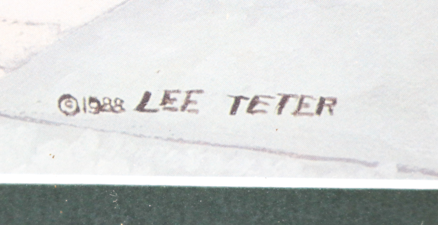 Lee Teter Offset Lithograph "Reflections" | EBTH