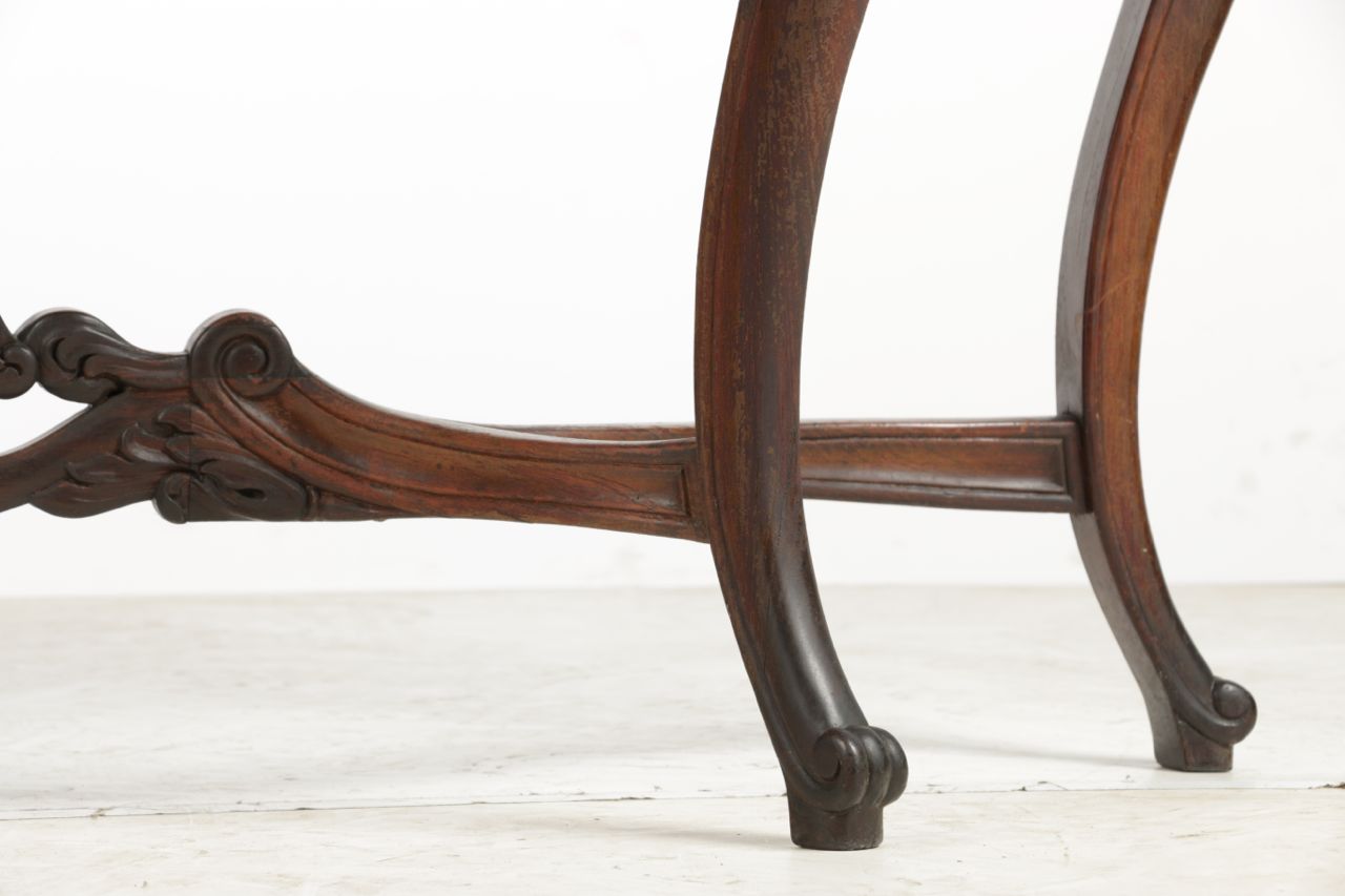 Fine American Rococo Revival Rosewood Etagère / Console Table | EBTH