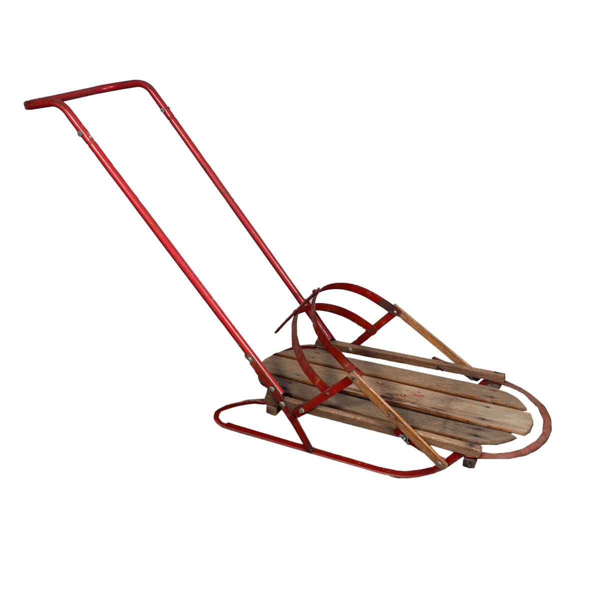 Vintage "Model 28" Red Flexible Flyer Sled | EBTH