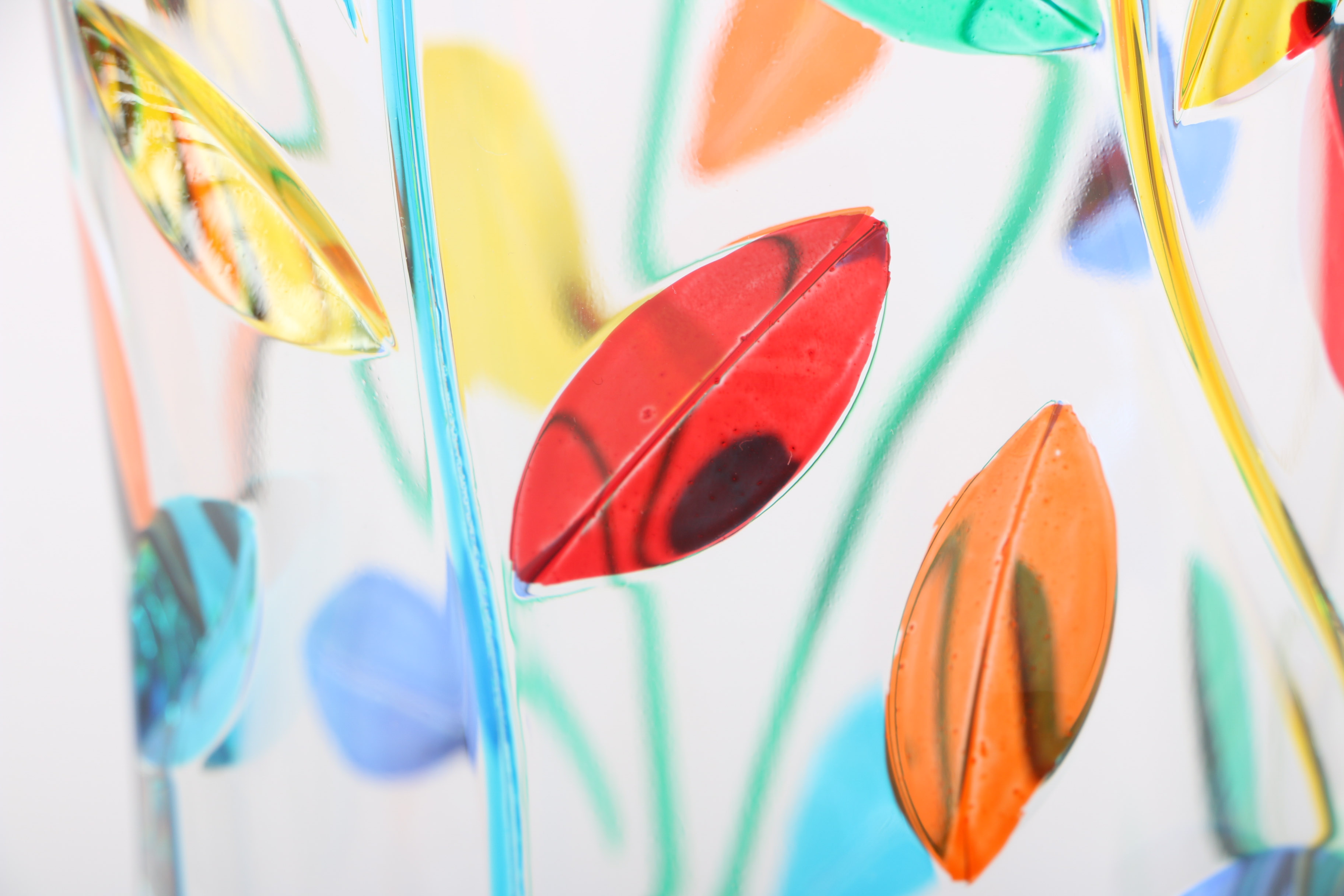 Hand-Painted CC Zecchin Crystal Vase | EBTH