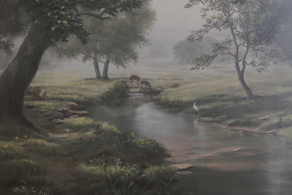 Nelson Rhodes Limited Edition Offset Lithograph "Summer's Rendezvous ...