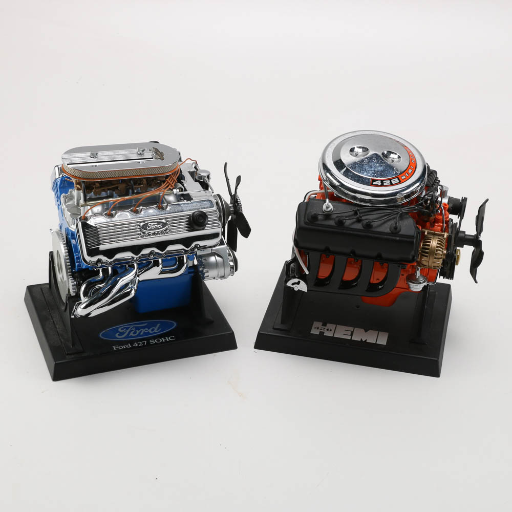 Pair of Ford and Hemi Engine Models | EBTH