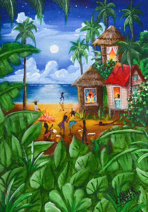 Walter Castillo Signed Acrylic on Canvas Painting | EBTH