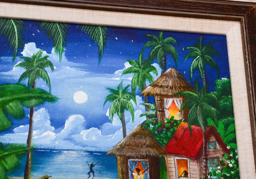 Walter Castillo Signed Acrylic on Canvas Painting | EBTH