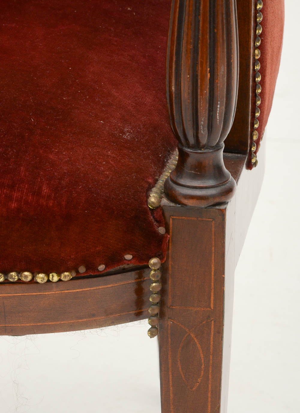 Colonial-Revival Inlaid Settee and Arm Chair | EBTH