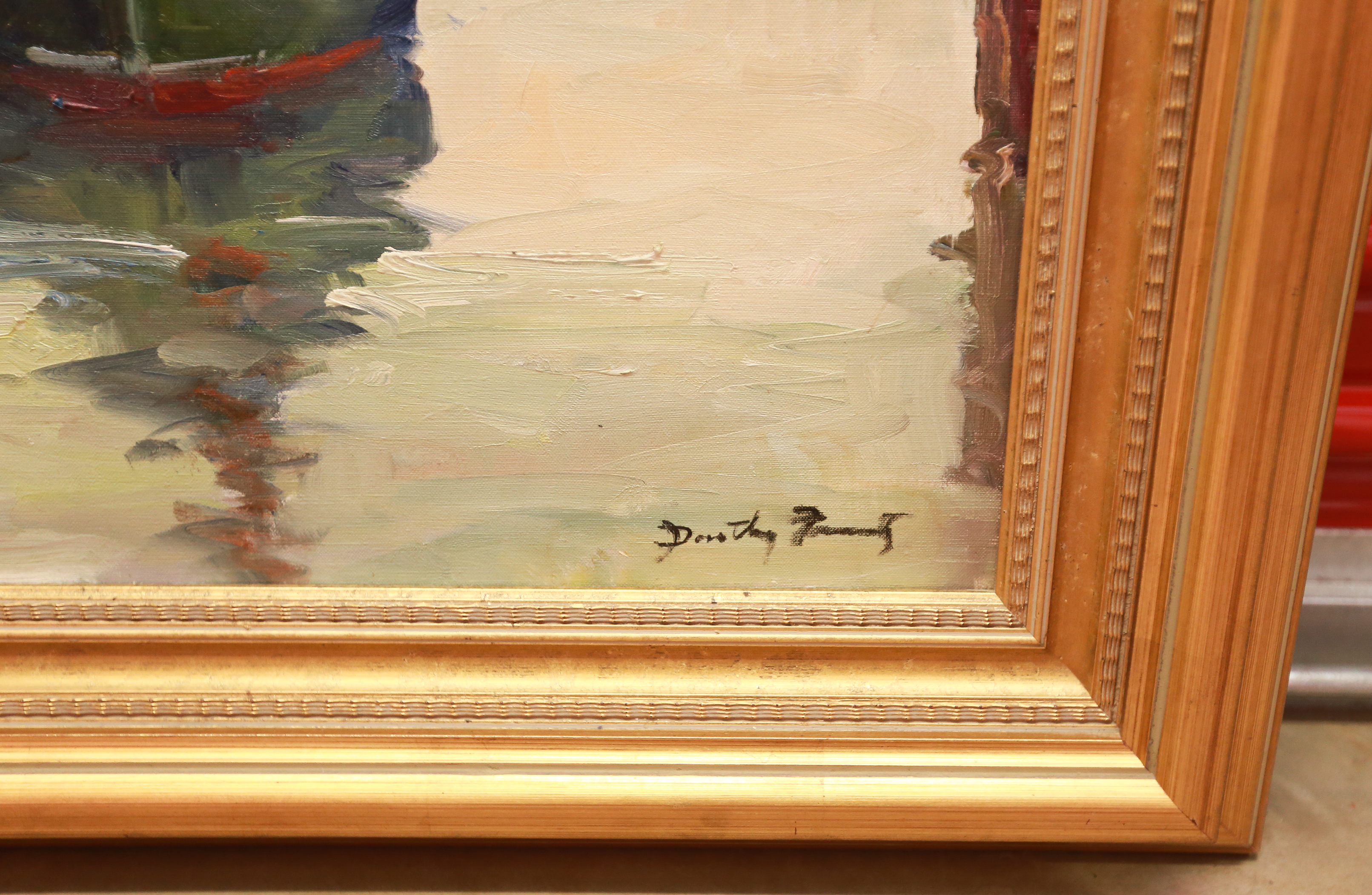 Dorothy Frantz Signed Original Oil Painting "A Quiet Sunday Morning" | EBTH