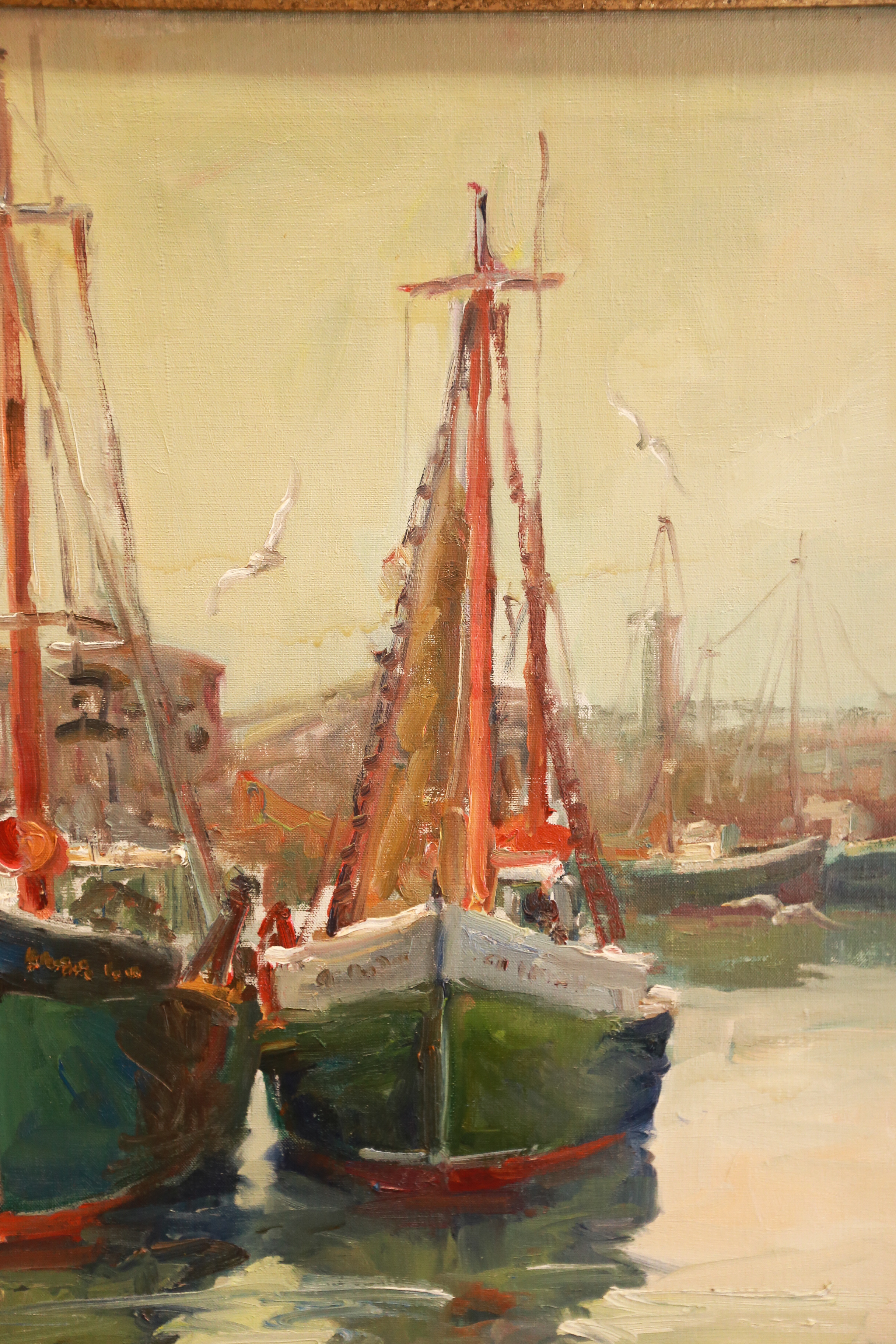 Dorothy Frantz Signed Original Oil Painting "A Quiet Sunday Morning" | EBTH