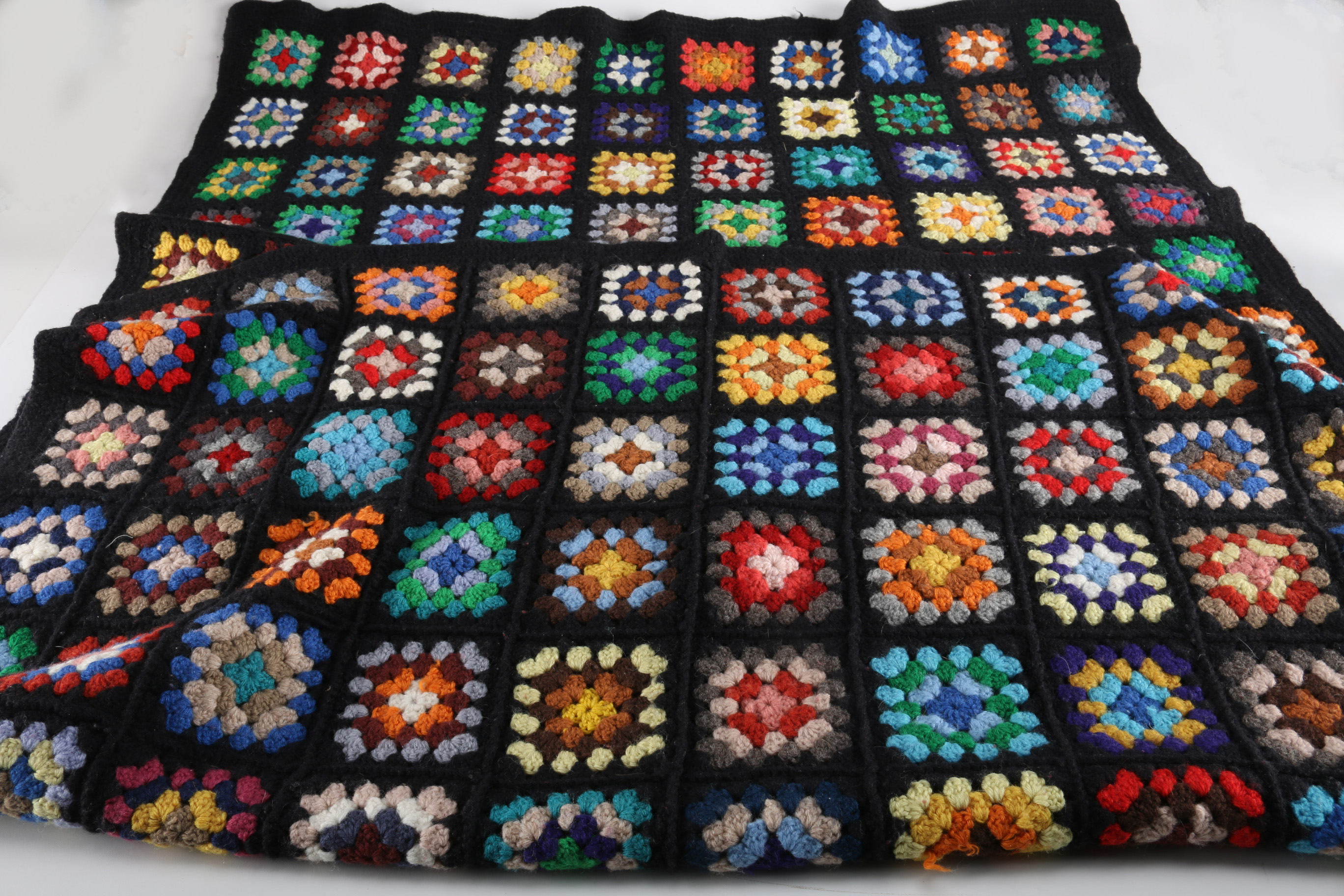 Crocheted Wool Blanket | EBTH
