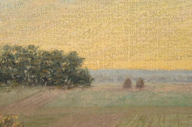John Franklin Earhart Original 1909 Barbizon School Oil on Canvas | EBTH