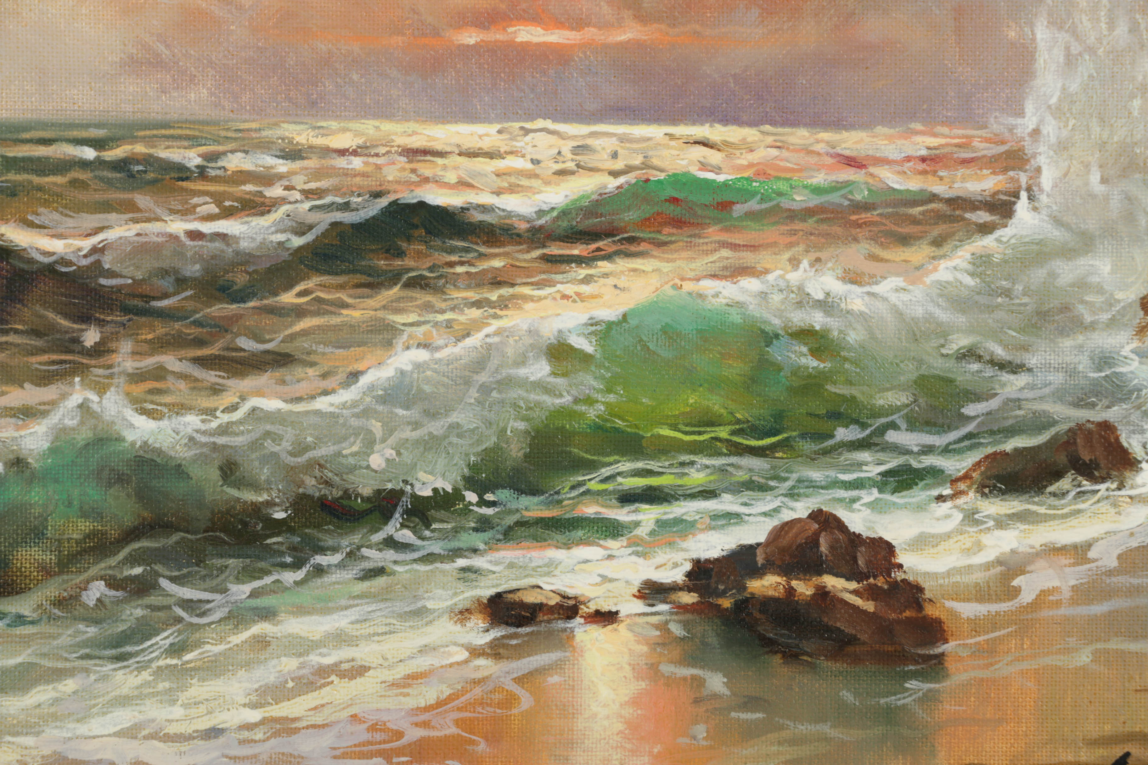 Guido Odierna Oil Painting on Canvas Seascape | EBTH