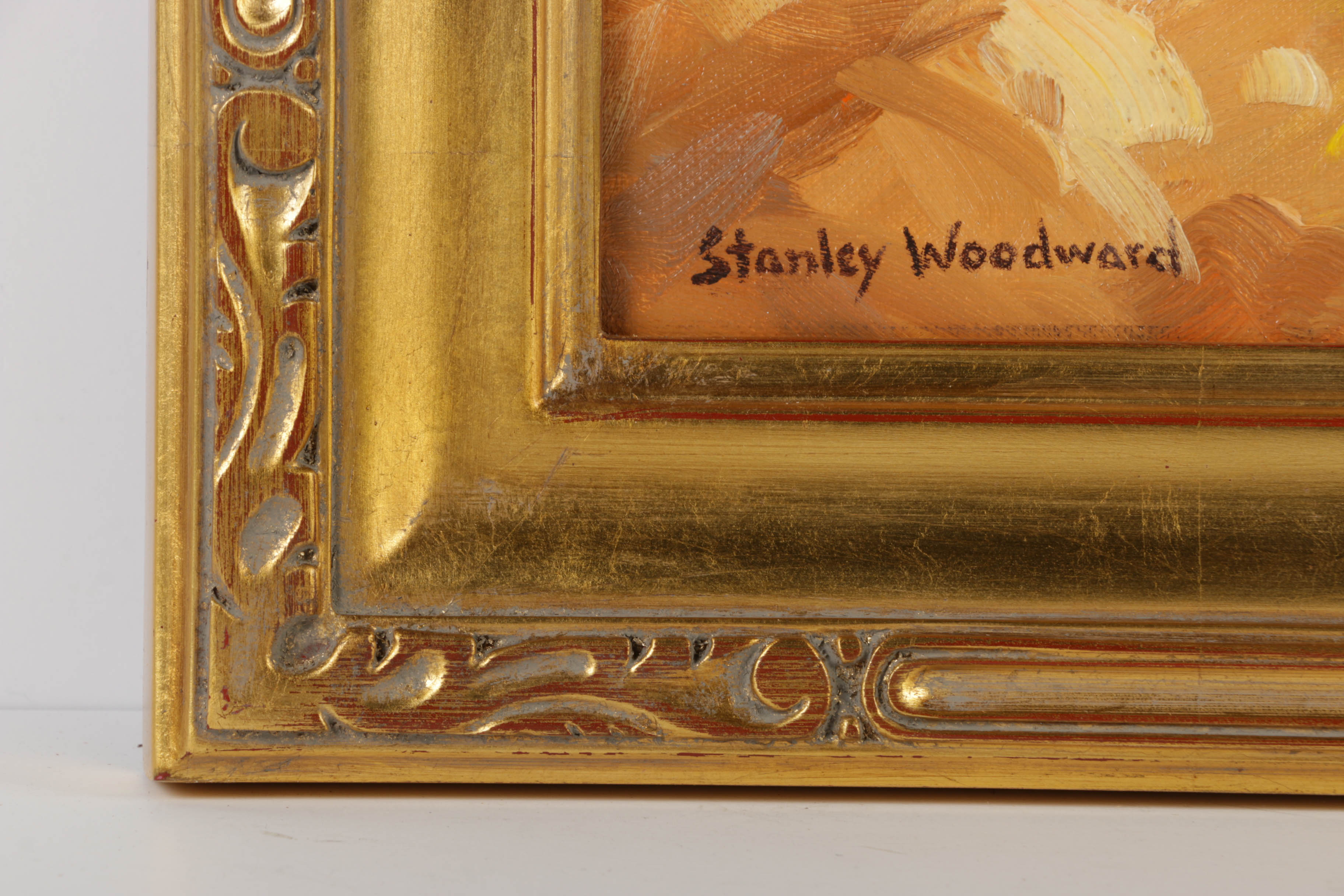 Stanley Woodward Oil Painting on Canvas Coastal Scene | EBTH