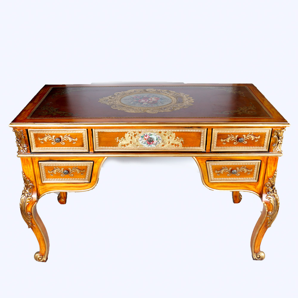 Contemporary Louis XV Style Computer Desk | EBTH
